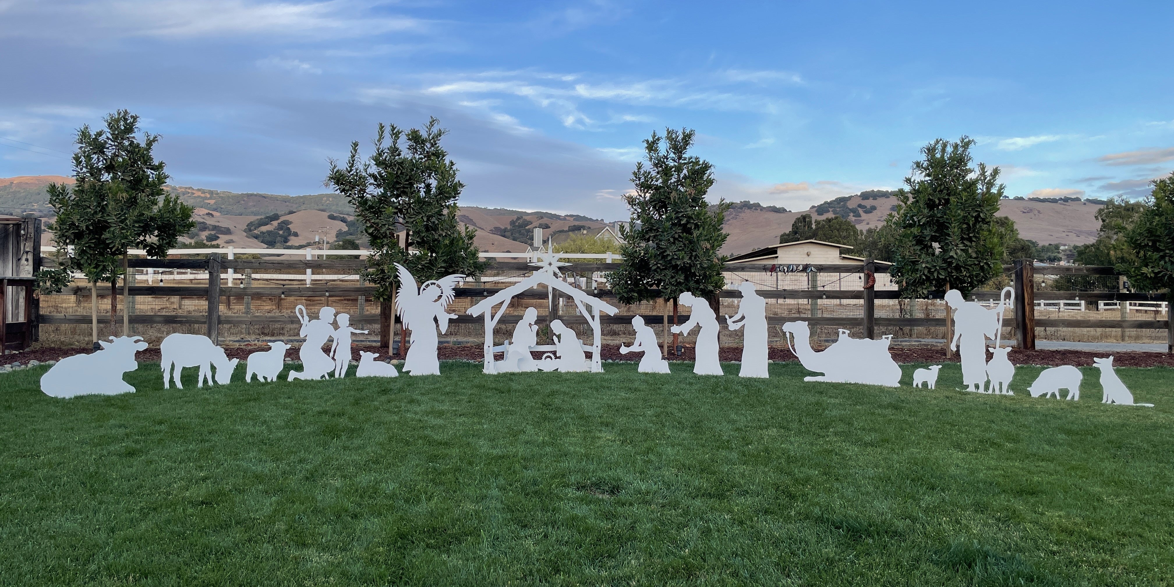 Complete Large Outdoor Nativity Set | MyNativity