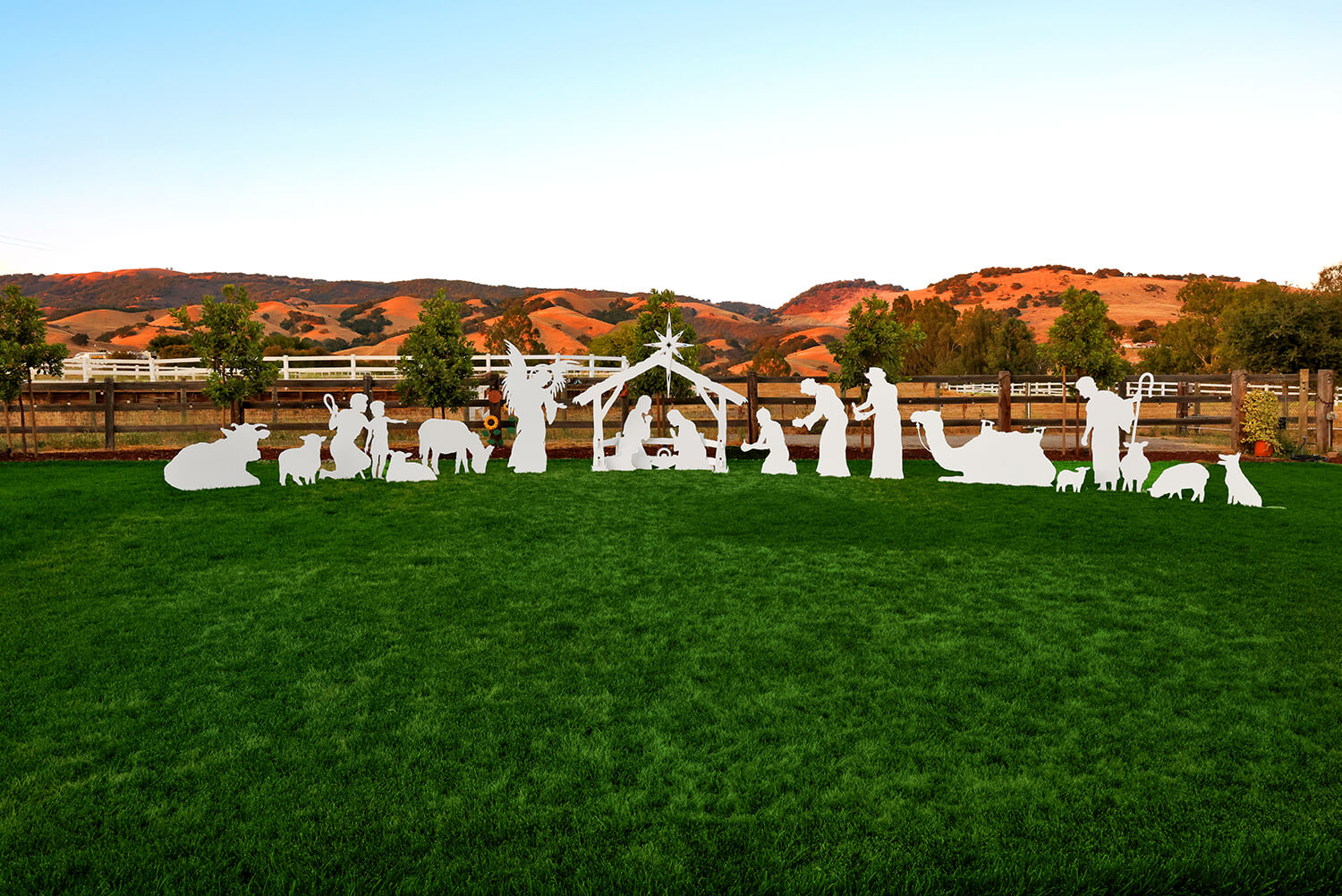 LifeSize Outdoor Nativity Donkey | MyNativity