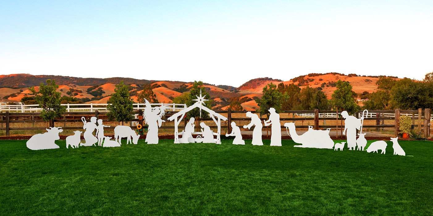 Complete Lifesize Outdoor Nativity Set | MyNativity