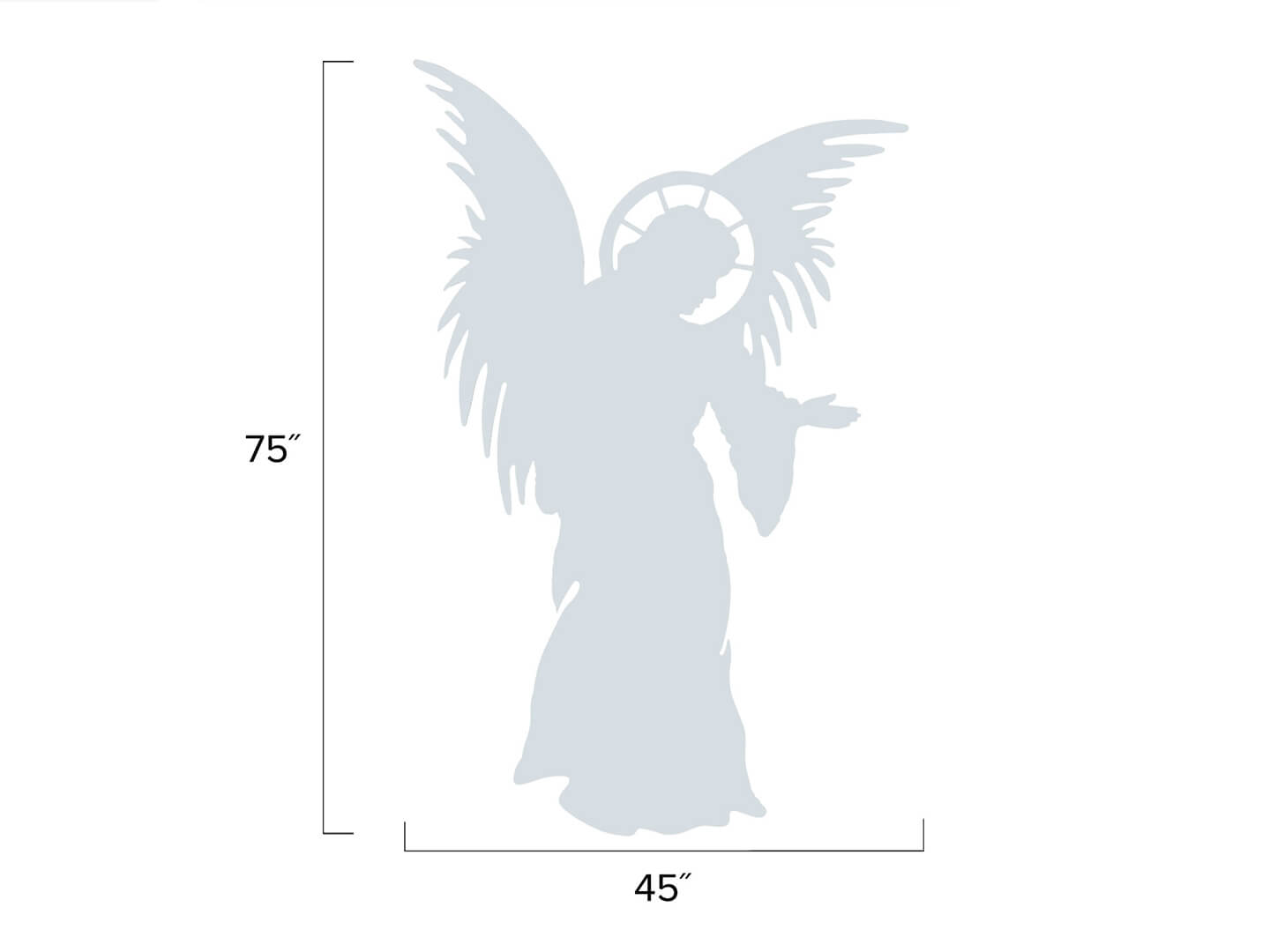 LifeSize Outdoor Nativity Angel | MyNativity